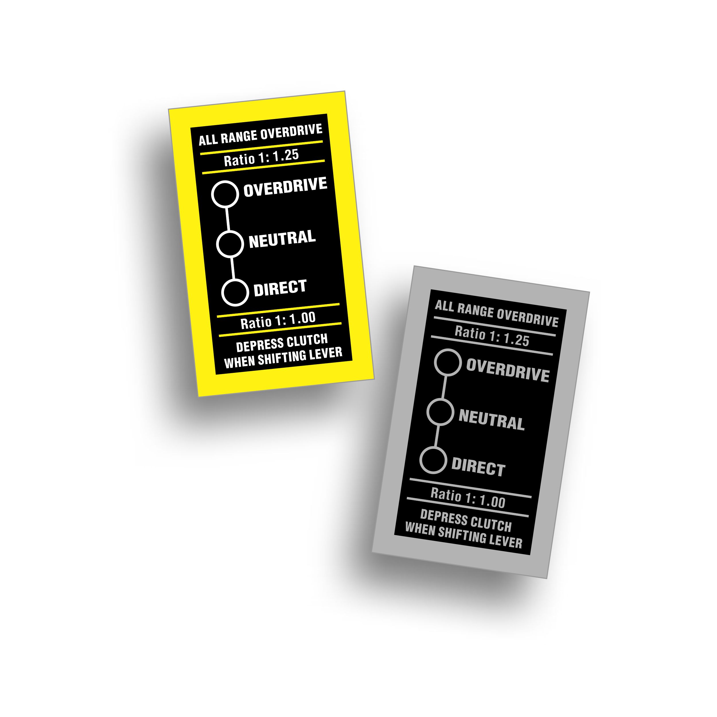 solargraphicsUSA.com - Jeep Shift Pattern Decals